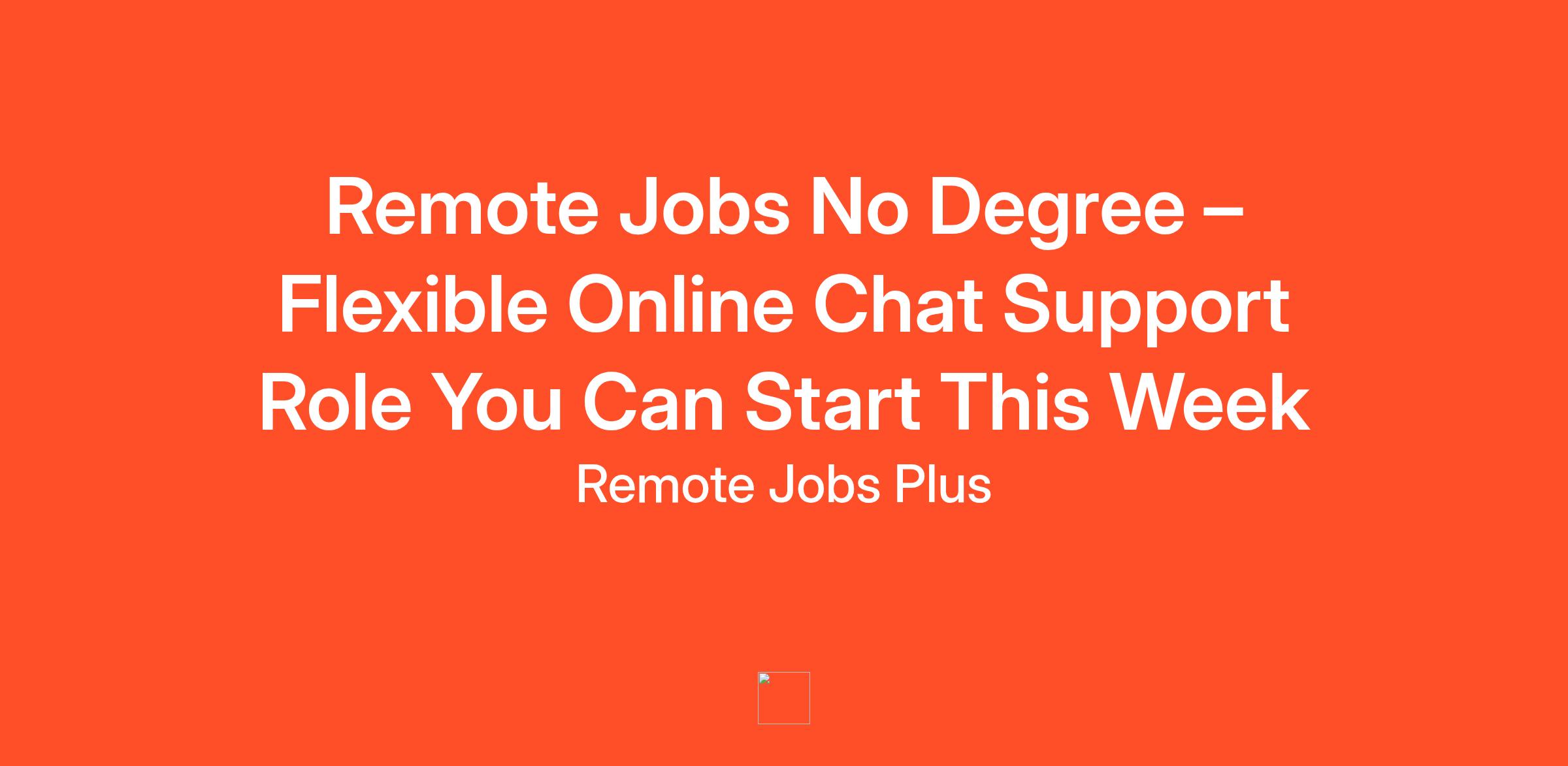 Remote Jobs No | Remote Jobs Plus | Find & Post Remote Jobs Online