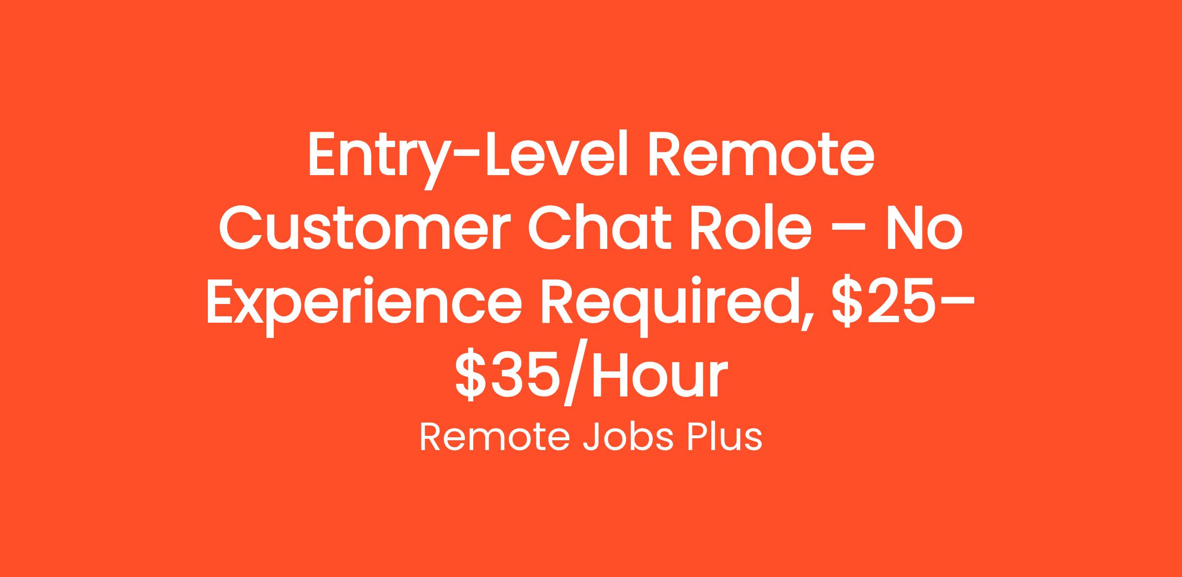 Entry-Level Remote | Remote Jobs Plus | Find & Post Remote Jobs Online